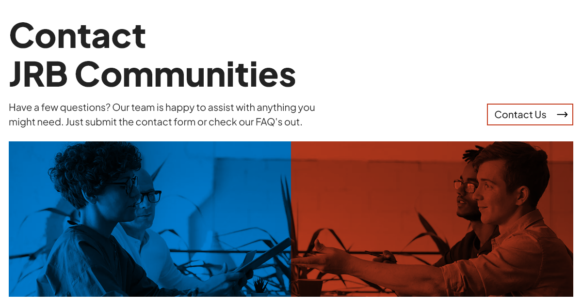 Contact Us | JRB Communities